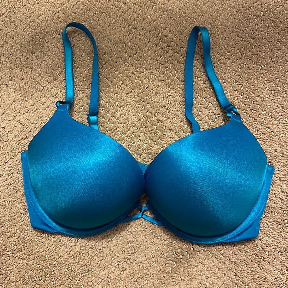 Very Sexy Bombshell Add-2-Cups Satin Push-Up Bra - Gem
